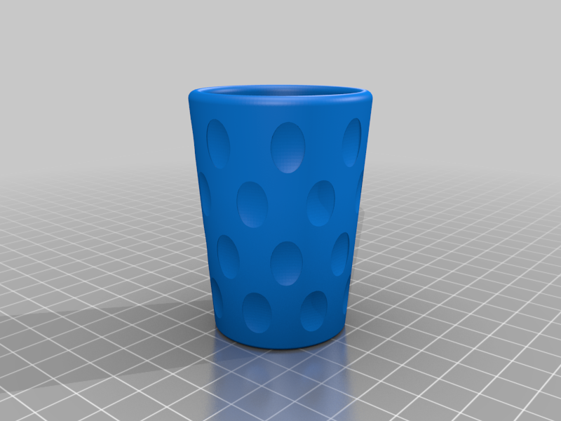 Dubbe Schnappsglas (german dimpled shotglass) by Scrumpel | Download ...