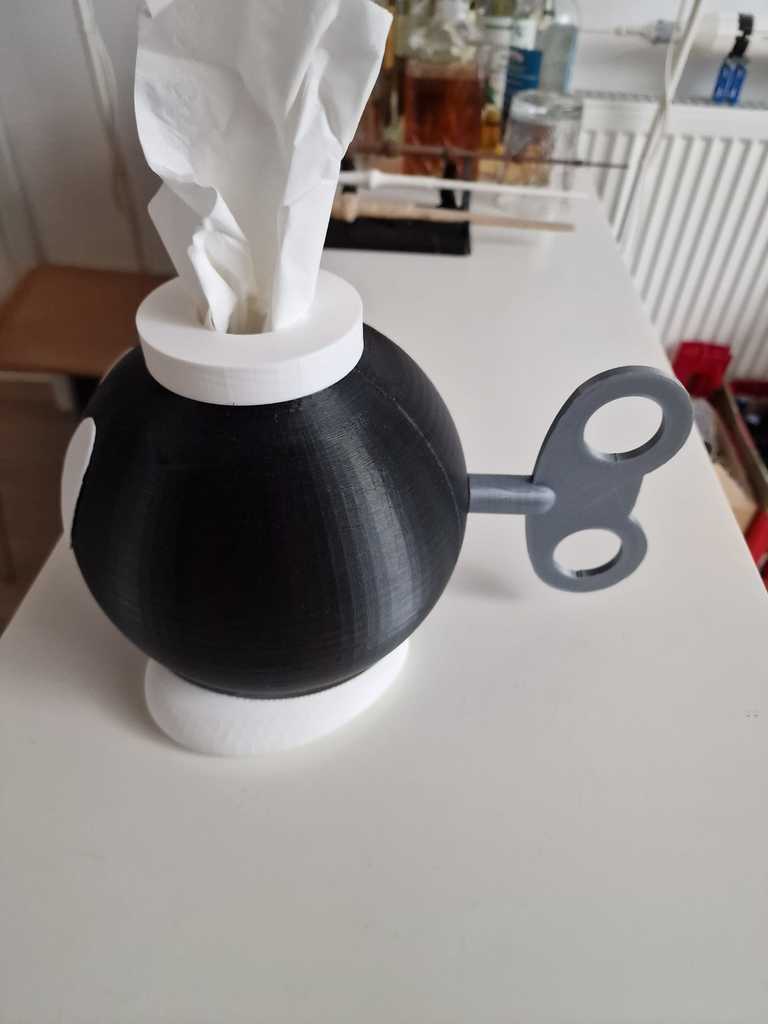 Bob-Omb Tissue Holder by Scrumpel | Download free STL model ...
