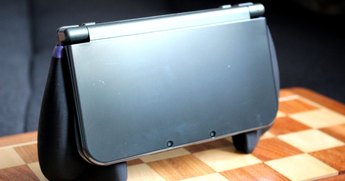 Grip & Stand for New 3DS XL with Cart Slot Remixed by FranktheTank ...