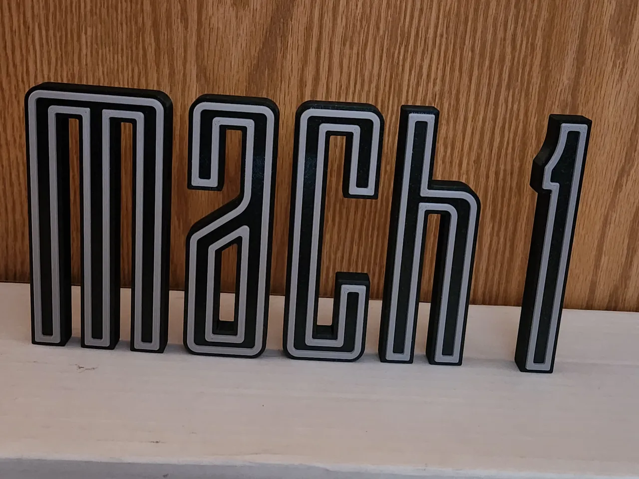 Mustang Mach 1 Badge by Muncie66 | Download free STL model | Printables.com