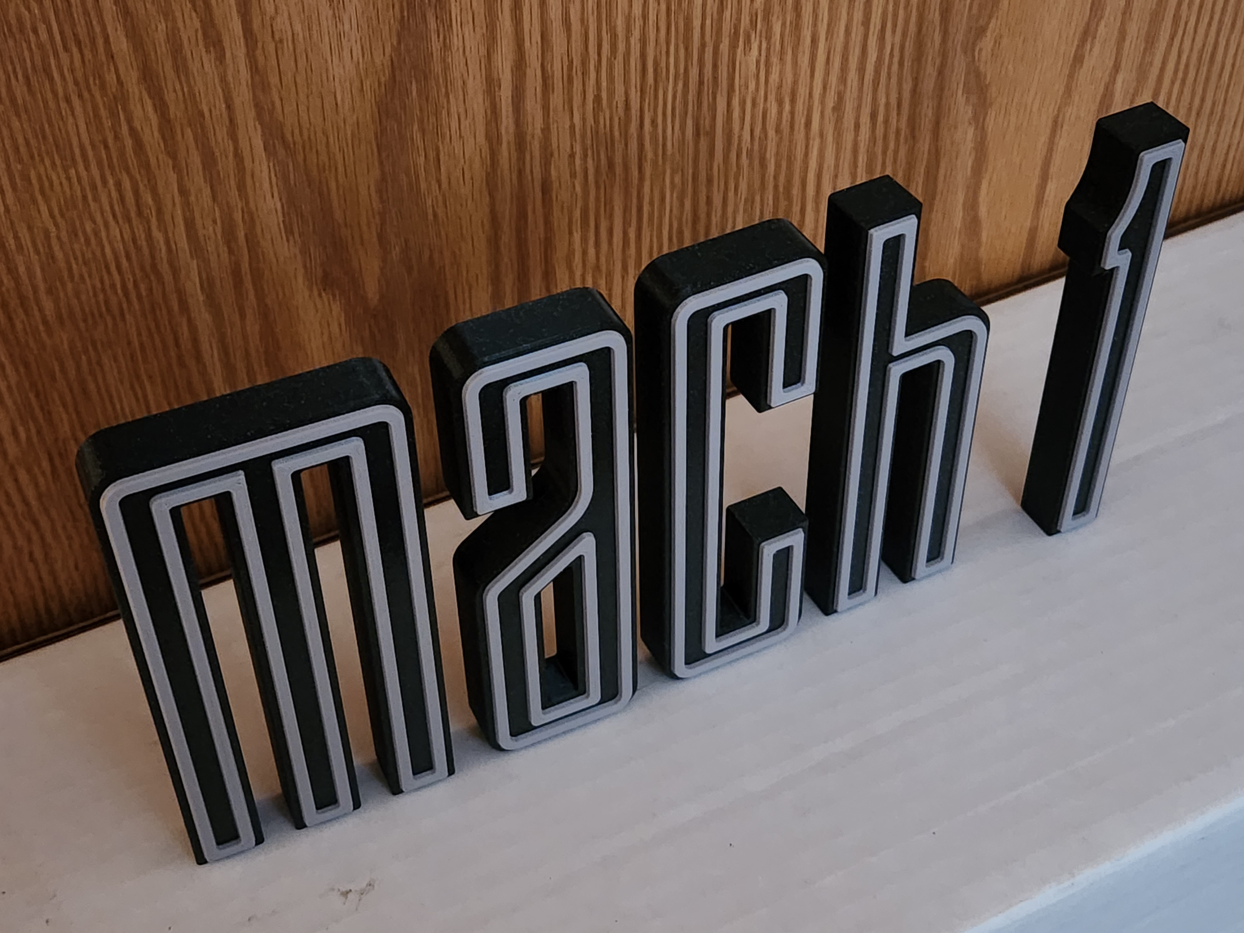 Mustang Mach 1 Badge by Muncie66 | Download free STL model | Printables.com
