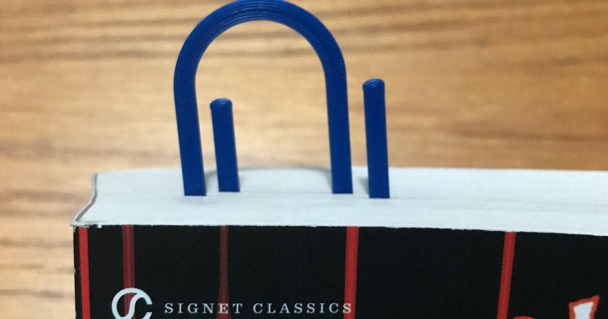 Paper Clip Book Mark by Crazy_Pants2 | Download free STL model ...