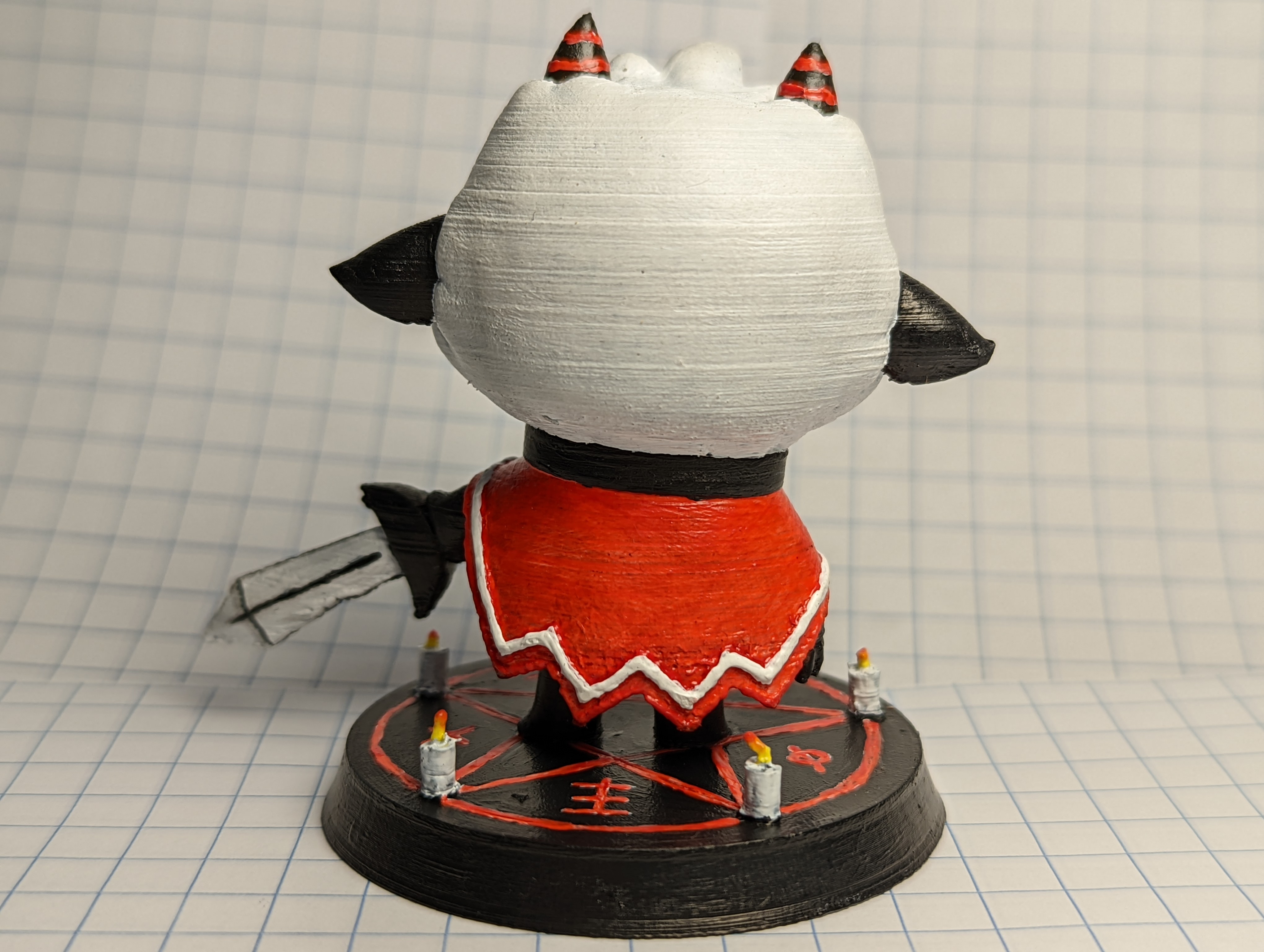 Cult of the Lamb - 25mm Base for Lambert (Cult of the Lamb) von Squibs ...
