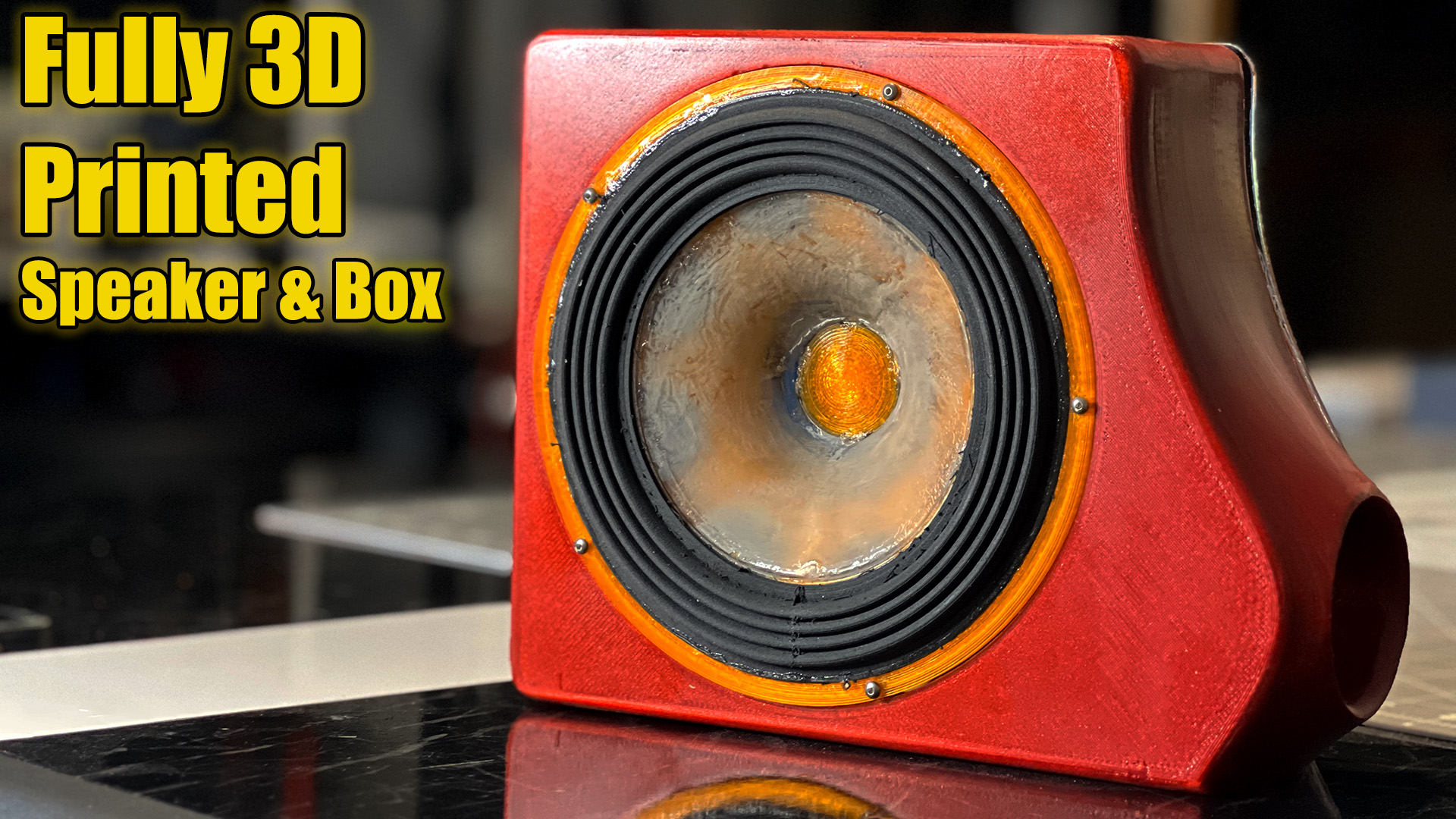 3D Printed Speaker Box for V9 of my 3D Printed Speaker by ElectricOasis ...