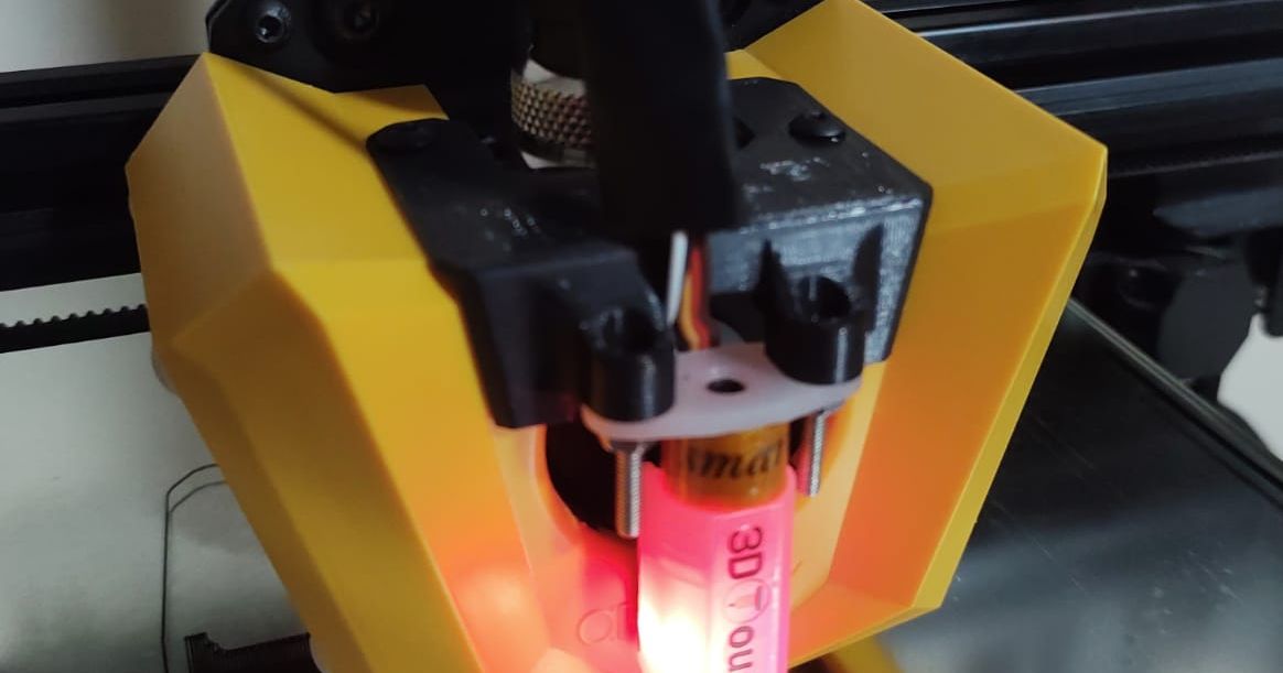 Front BLTouch mount artillery hornet (tested trianglelab 3dTouch) by ...