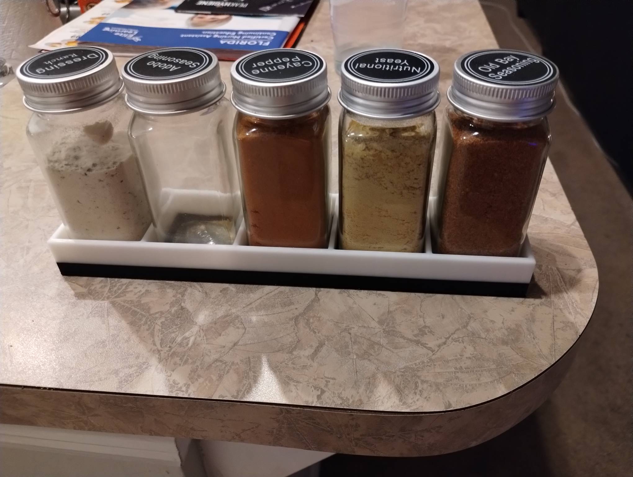 Square Spice Jar Organizer by Cameron Payton | Download free STL model ...