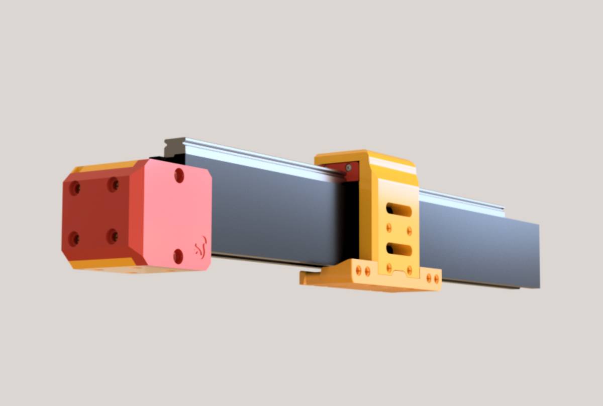 Fokoos Odin5 F3 - X linear rail base by squirrelf3d | Download free STL ...