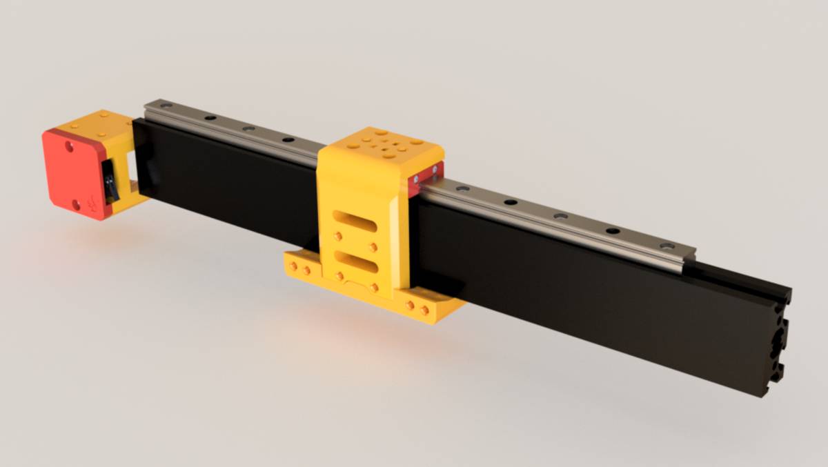 Fokoos Odin5 F3 - X linear rail base by squirrelf3d | Download free STL ...