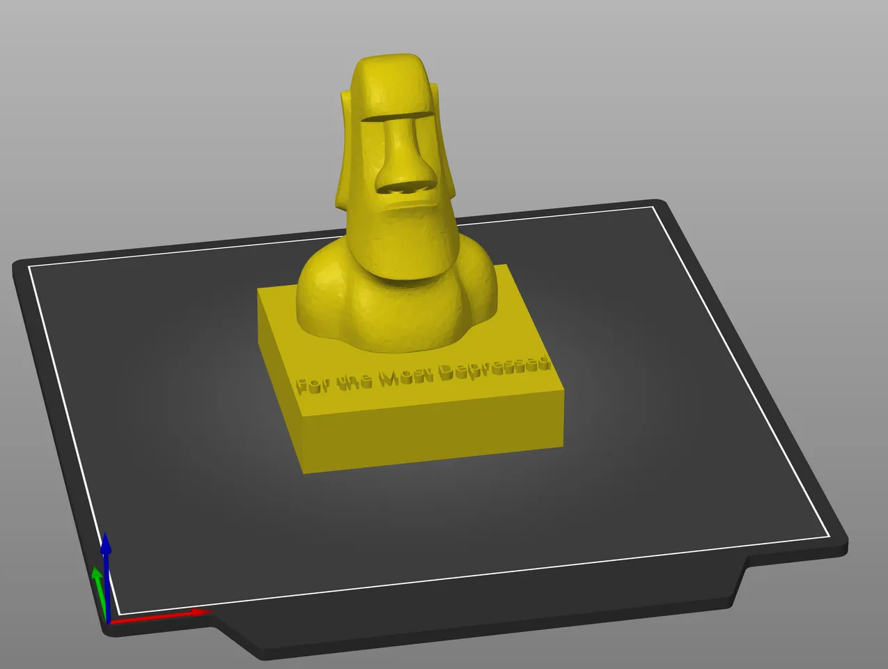 Moai Trophy by InfiniteCuber1 | Download free STL model | Printables.com