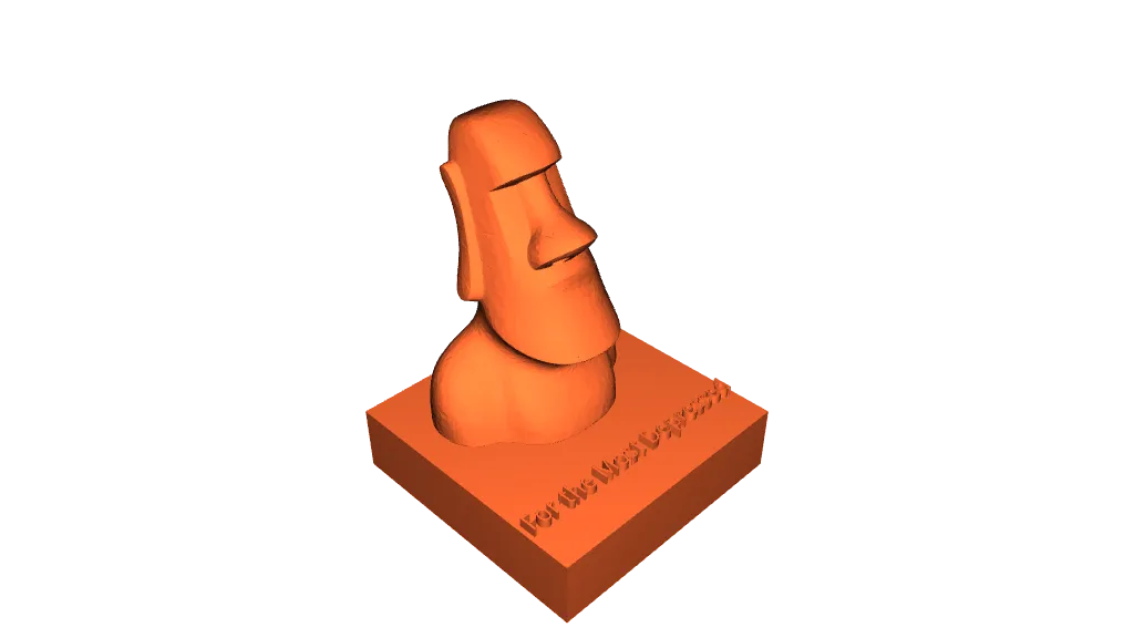 Moai Trophy by InfiniteCuber1 | Download free STL model | Printables.com