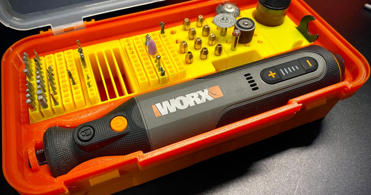 Toolbox middle plate for WORX WX106 Cordless Rotary Tool by FireZ ...