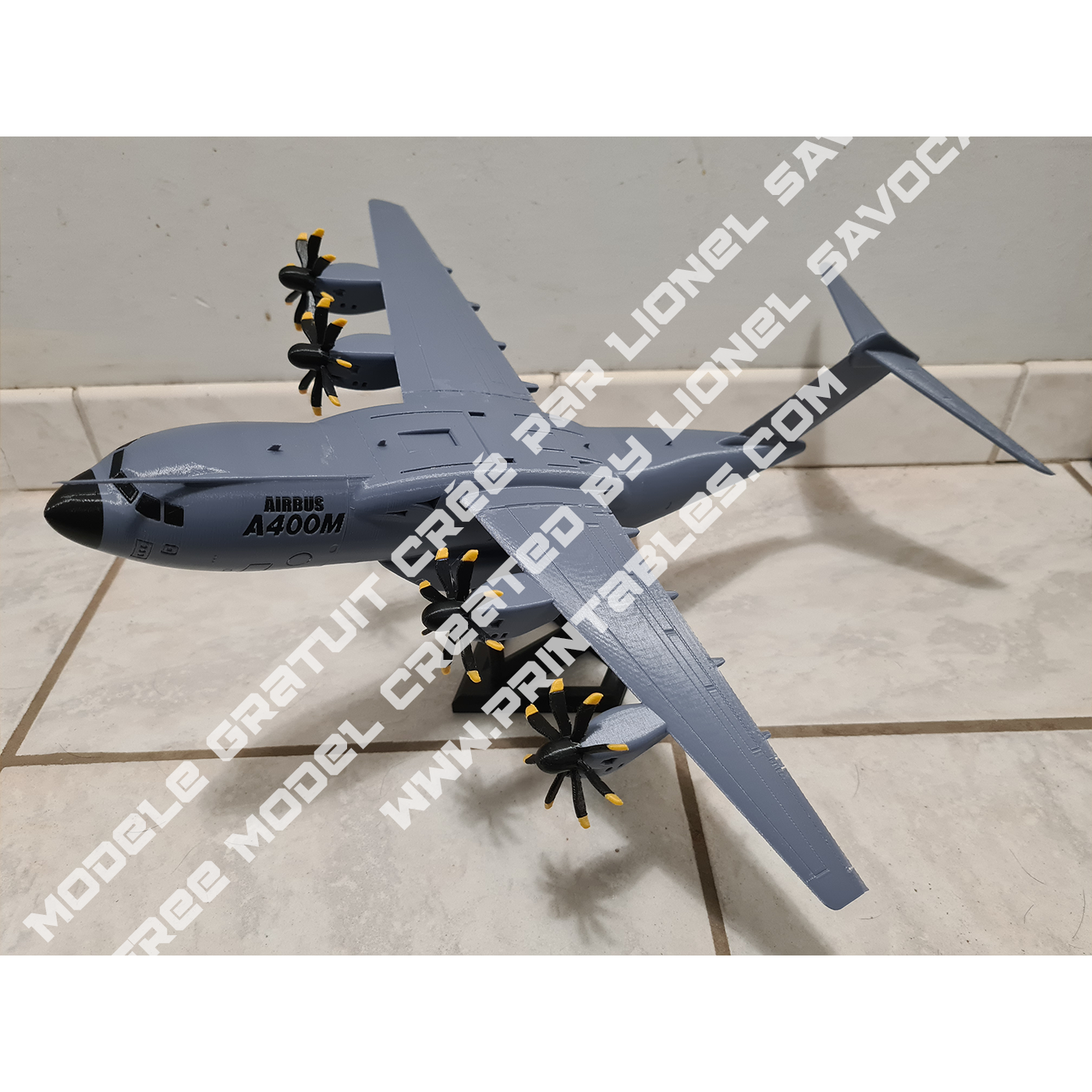 A400 M - scale 1:80 by Lionel SAVOCA | Download free STL model ...