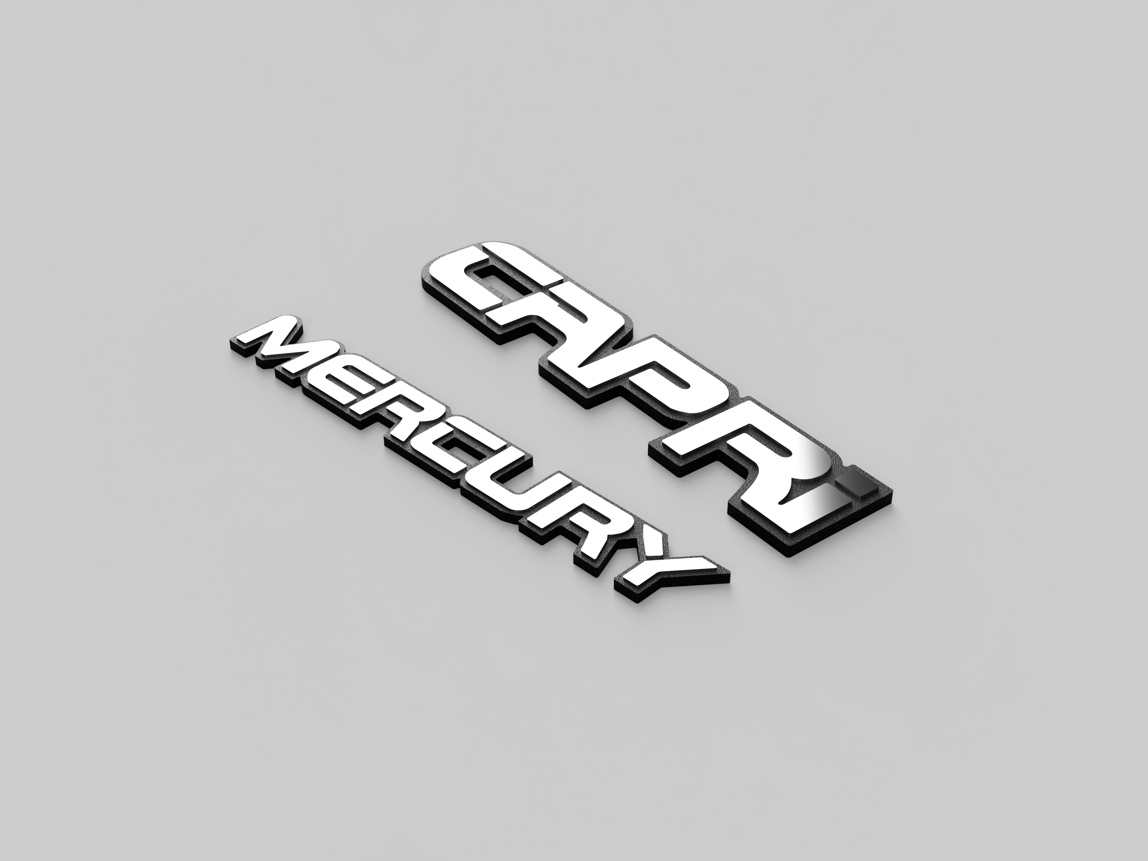 Ford Mercury Capri Emblem by Anubiz3D | Download free STL model ...