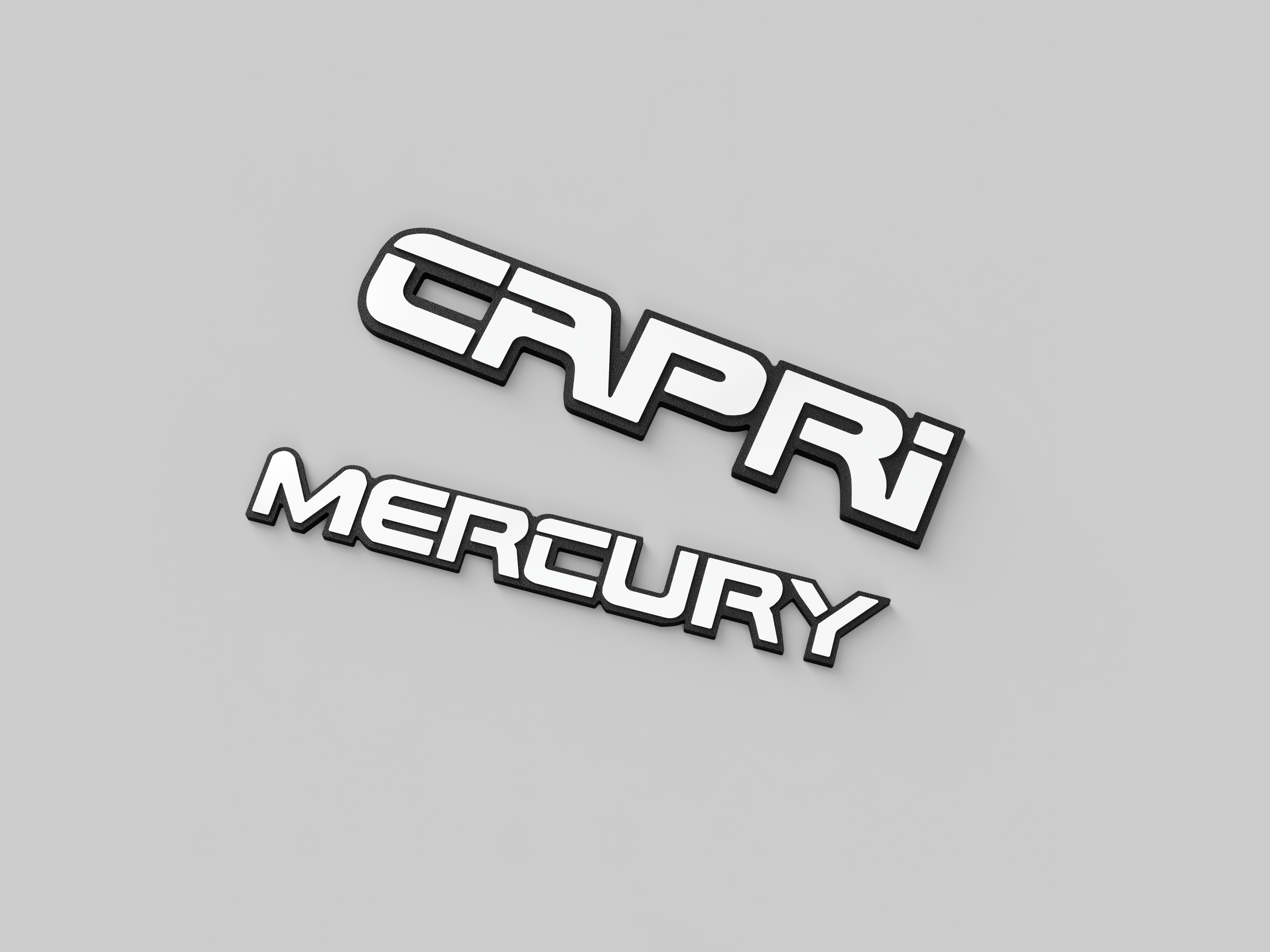 Ford Mercury Capri Emblem by Anubiz3D | Download free STL model ...