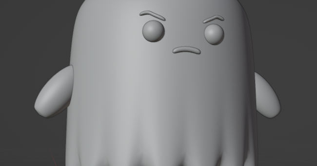 Grumpy Ghost by 3ditwithme | Download free STL model | Printables.com