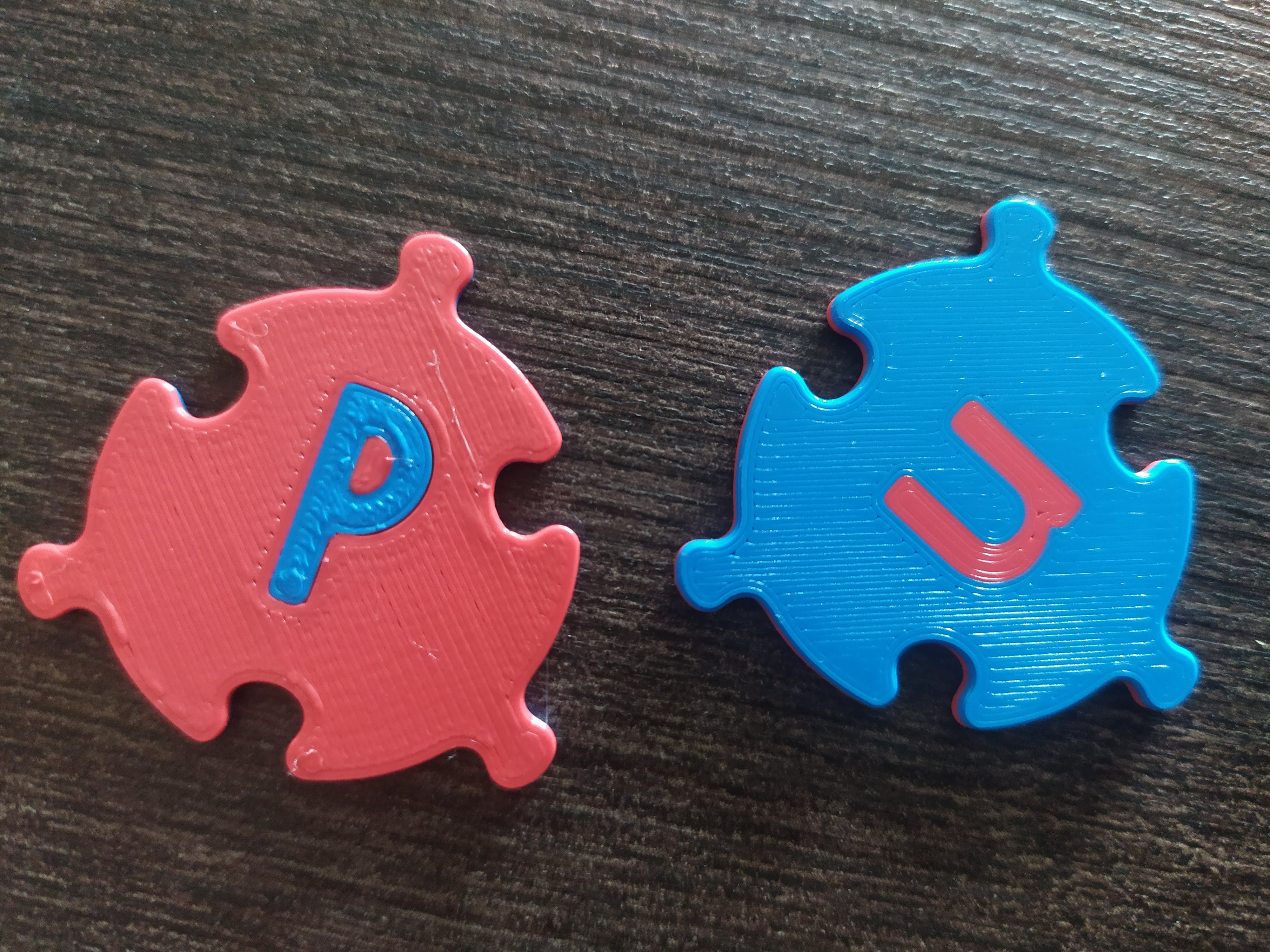 Nucleon tiles (proton/neutron) by DrK | Download free STL model ...