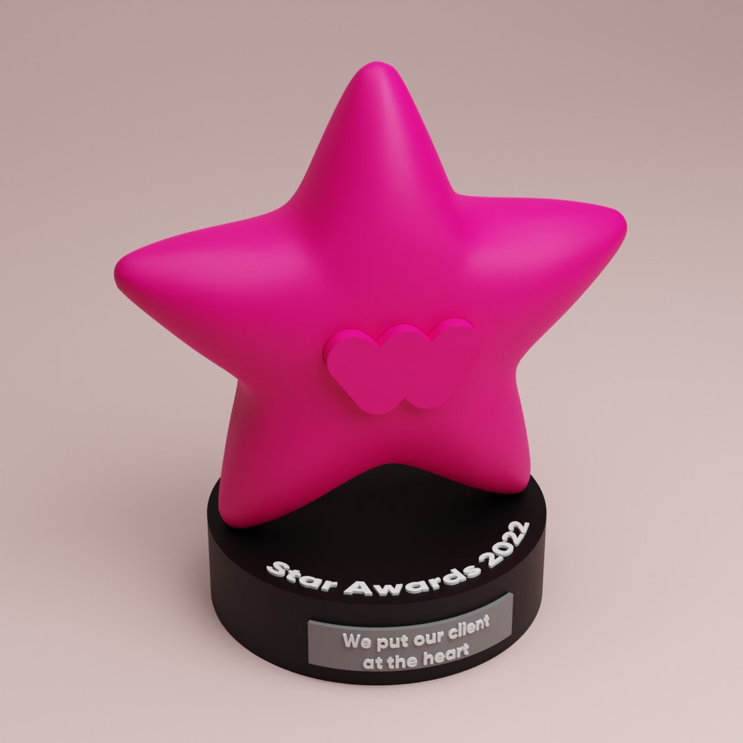 Star Trophy by la_fabrica | Download free STL model | Printables.com
