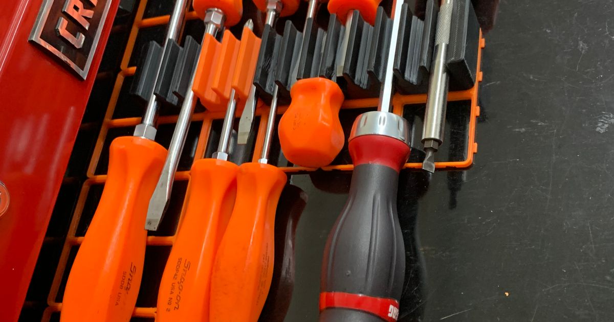 Gridfinity Screwdriver Organizers by pltaylor3 | Download free STL ...