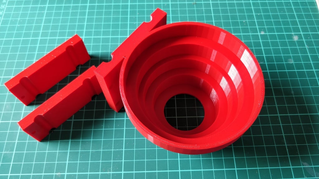 Funnel Holder for Silicone Funnel with Resin Vat Drip Stack by Matthias ...