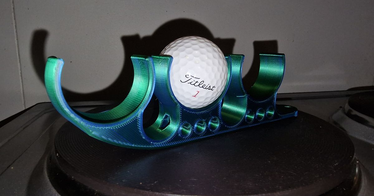 Golf ball and tee holder by bjarni | Download free STL model ...