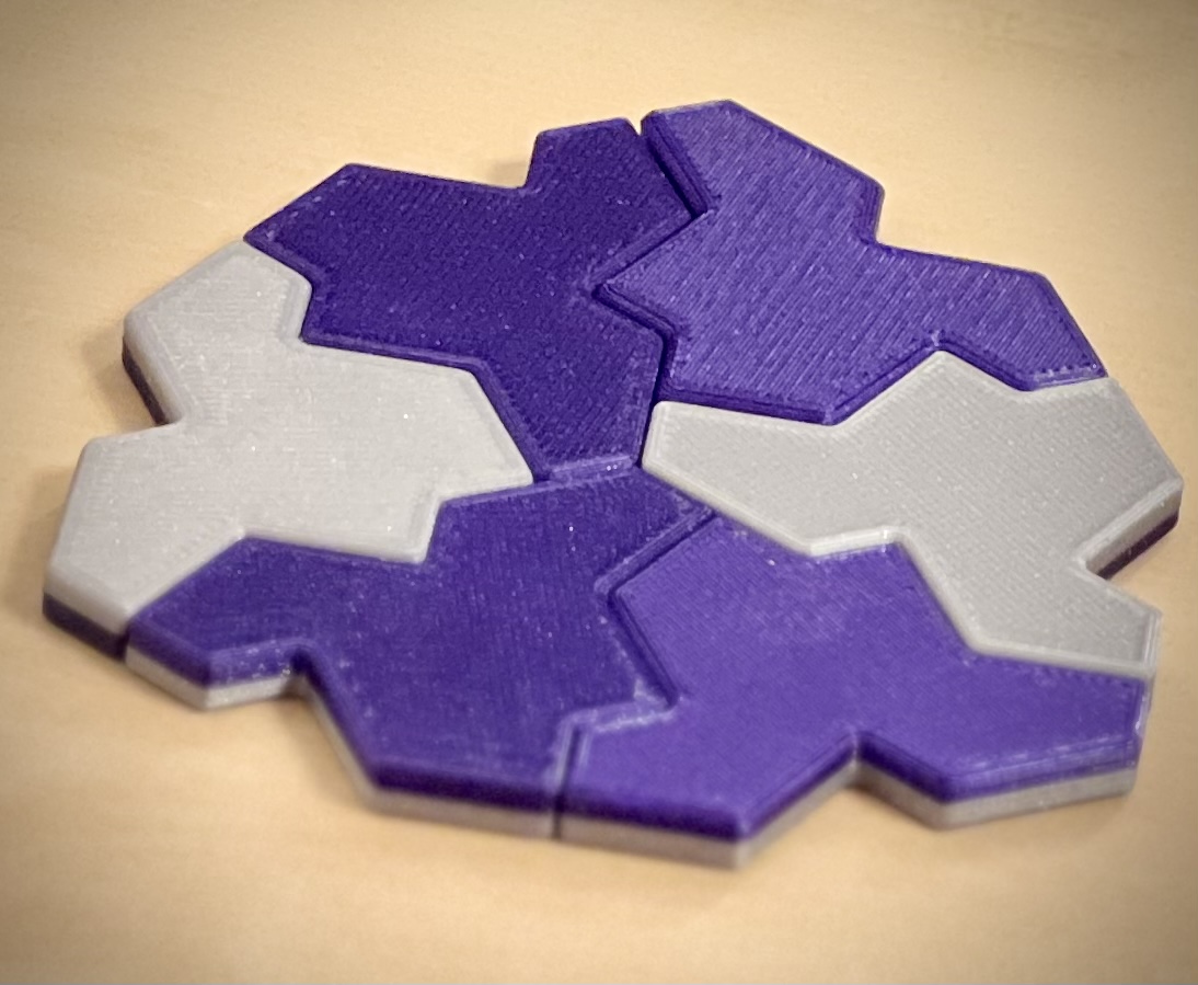 Hat polykite aperiodic monotile by thiebes | Download free STL model ...