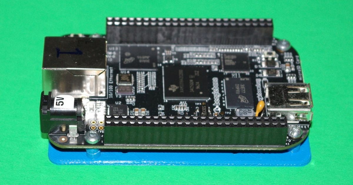 Beaglebone Black Drilling And Mounting Plates by ctheroux | Download ...