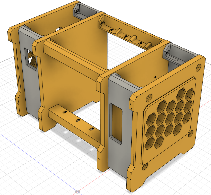 DIY 3D Printed 4Bay NAS by kampfklecks | Download free STL model ...