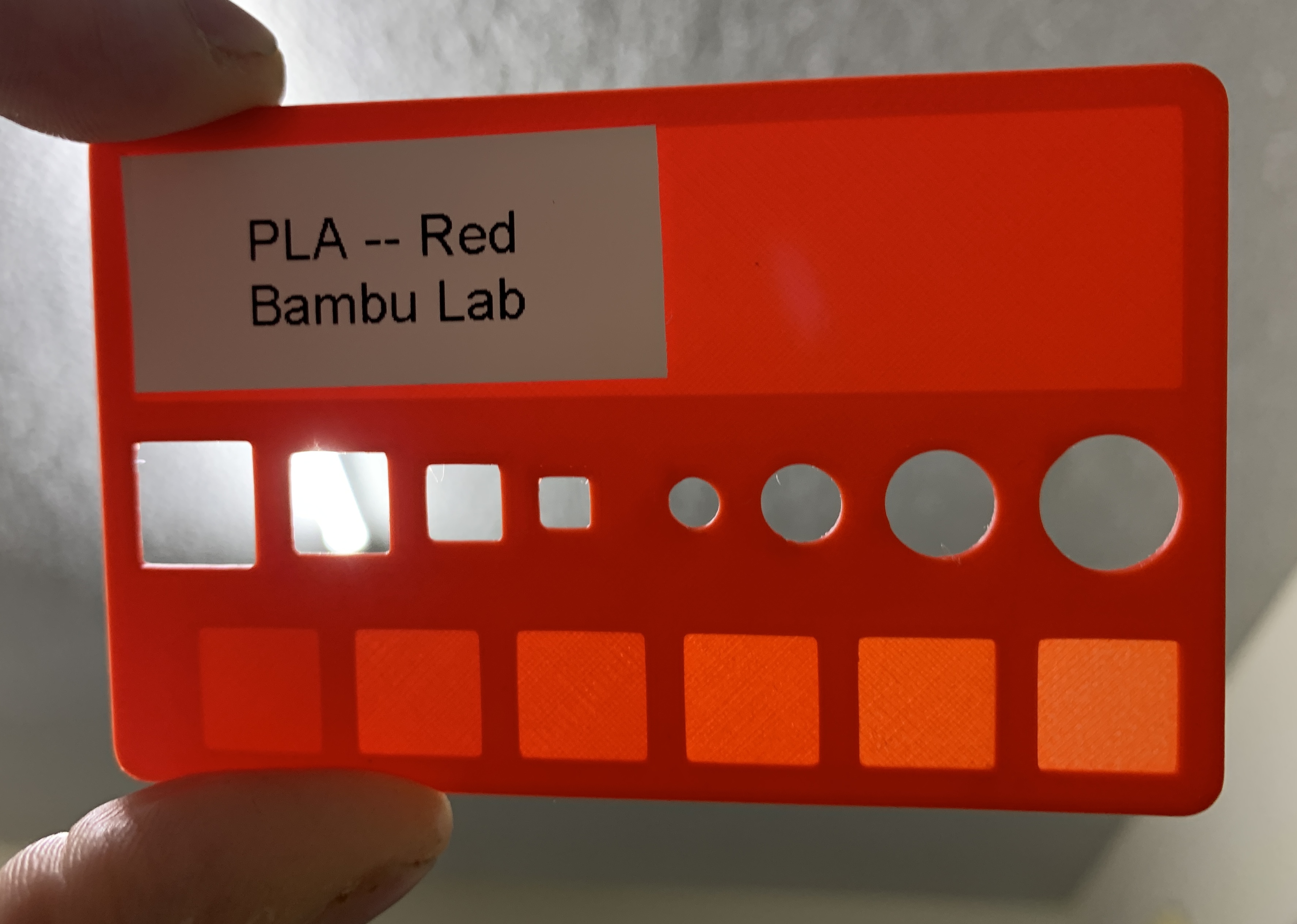 Simple Filament Color Swatch by Ch'marr | Download free STL model ... Simple Filament Color Swatch by Ch'marr | Download free STL model ...
