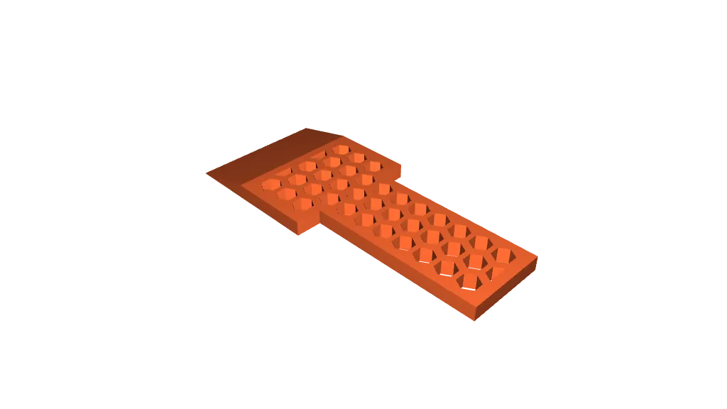 Honeycomb pattern scraper by Superprinter | Download free STL model ...