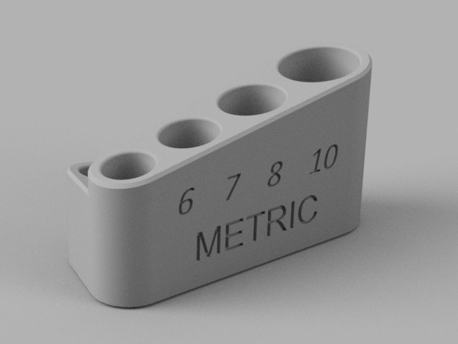 Hex Key Holder by DoomMeister | Download free STL model | Printables.com
