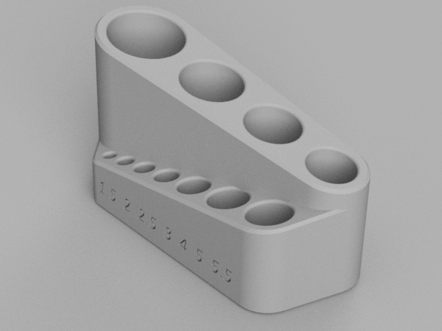 Hex Key Holder by DoomMeister | Download free STL model | Printables.com
