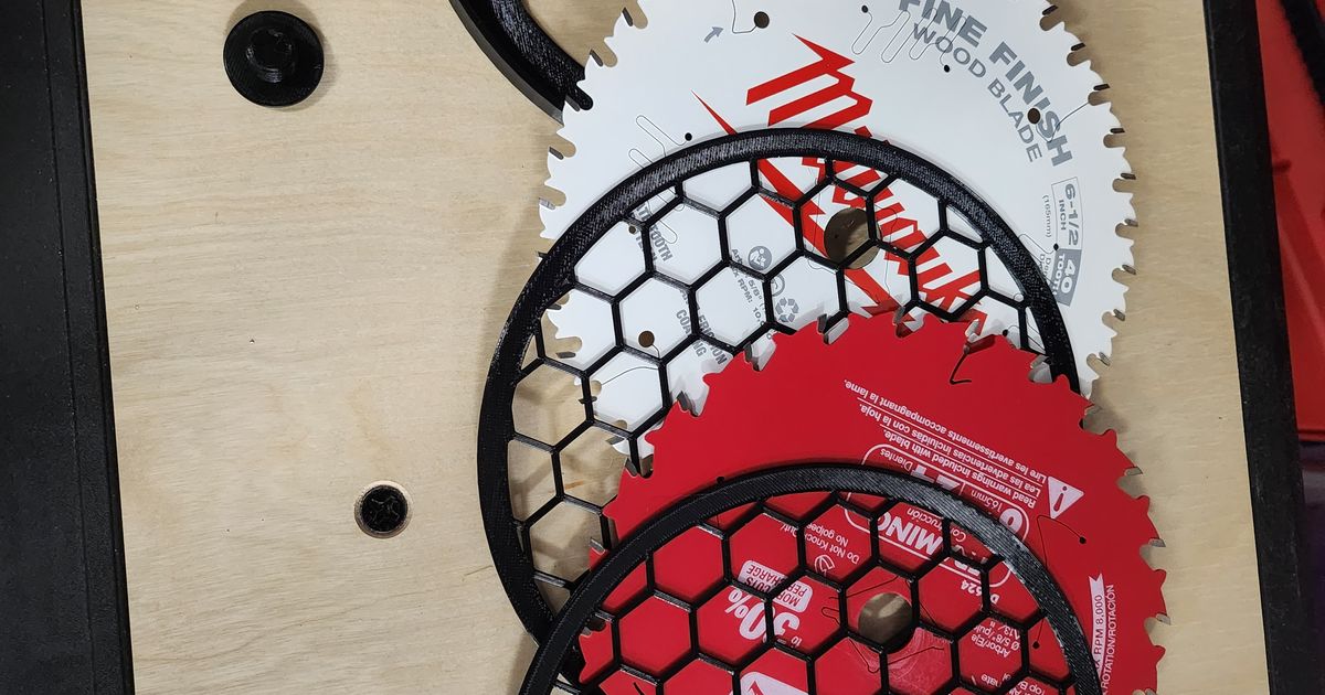 Multiple saw blade holder by DP design | Download free STL model ...