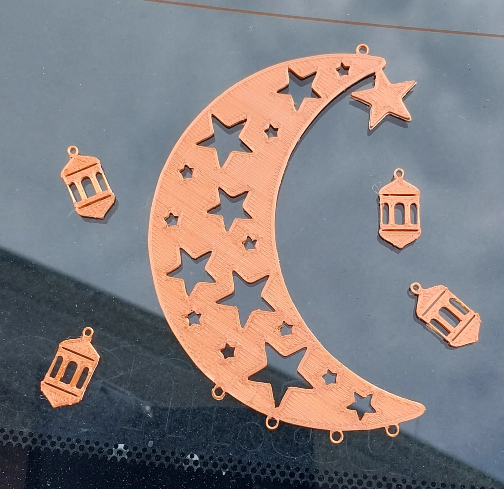 Ramadan moon mobile by 3dDesignsByPaul | Download free STL model ...