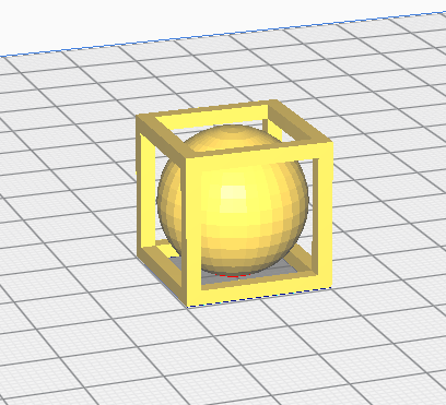A ball in a cube by Exvinity | Download free STL model | Printables.com
