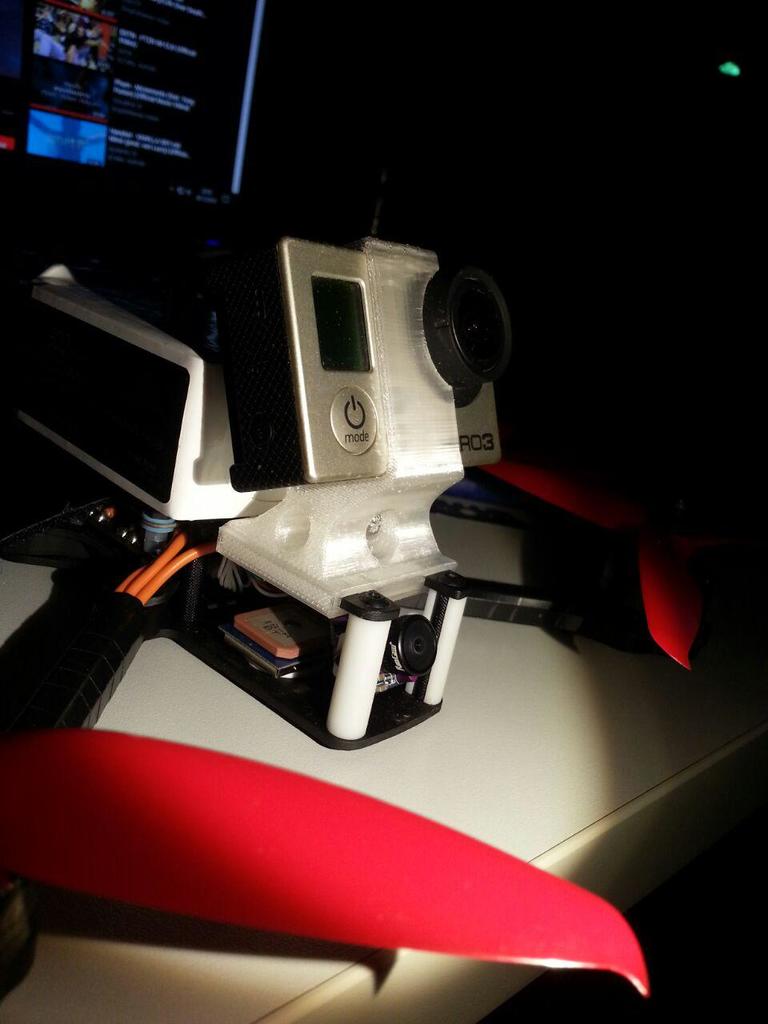 V1 + V2 + V3 Diatone Tyrant 630 / 540 Gopro 3 holder (25 deg) by Lenny ...