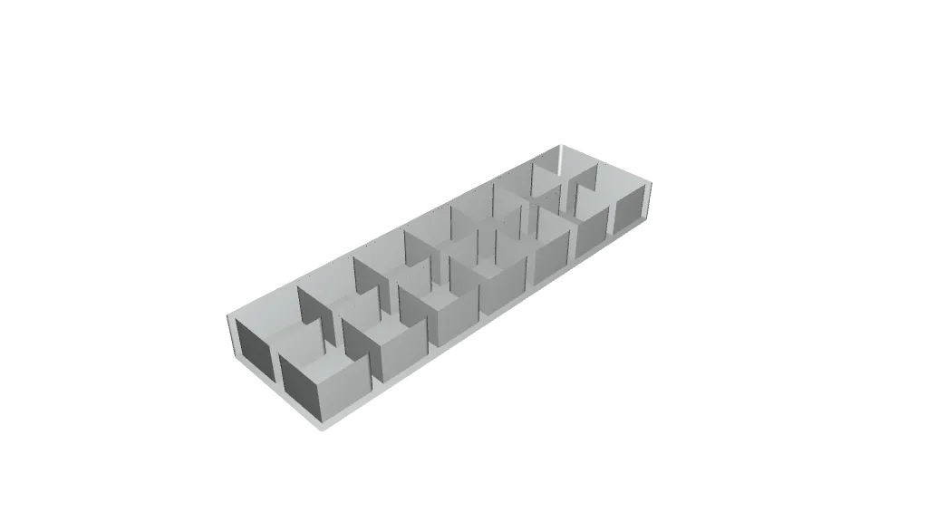 Twice a day pill box organizer by johndoestuff | Download free STL ...