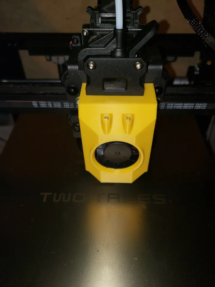 Ender 5 s1 hotend cover with adxl345 mount by Thefrayedend | Download free STL model ...