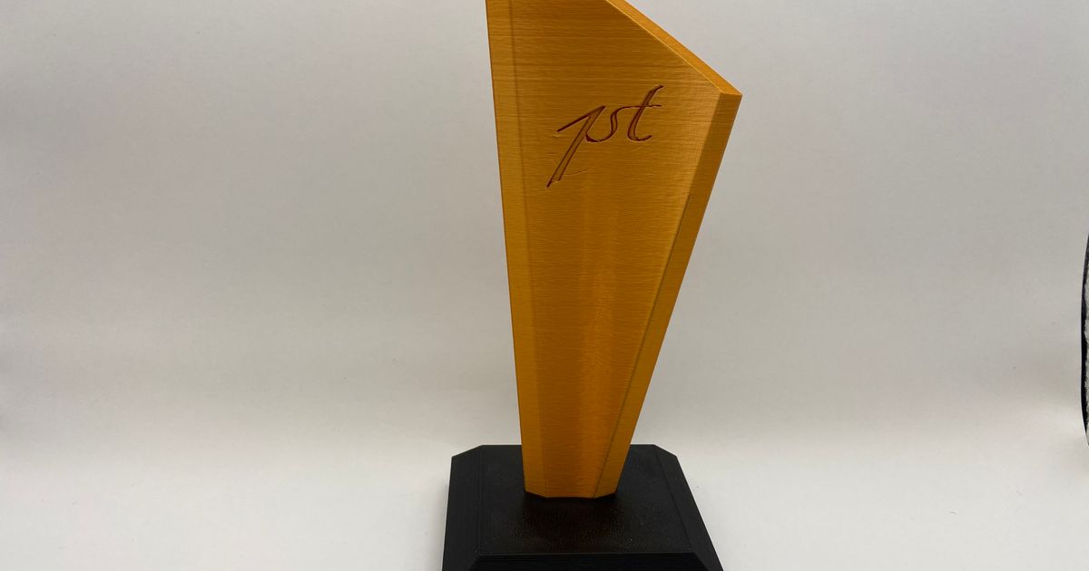Modern Elegant Trophy (Modular) by CrimsonDawn | Download free STL ...