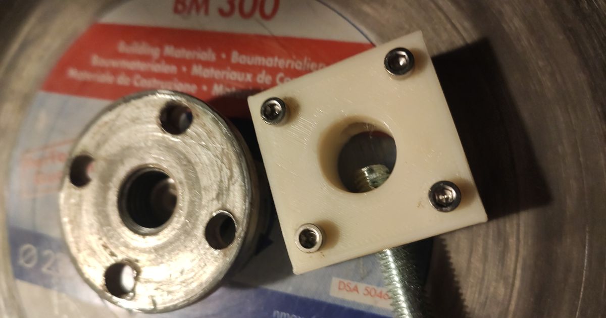 Bosch Angle grinder nut Key by TitanOX | Download free STL model ...