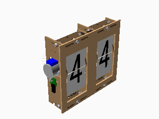 Split-Flap Module - Hardware Components by Don | Download free STL ...