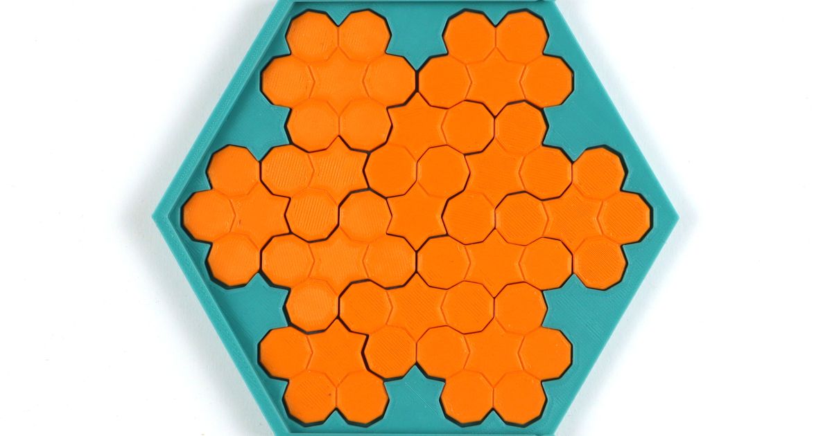 Nonagon Puzzle by Pentoma | Download free STL model | Printables.com