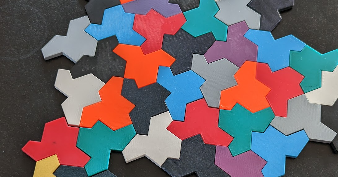 einstein hat - world's first aperiodic monotile by RichiH | Download free STL model | Printables.com