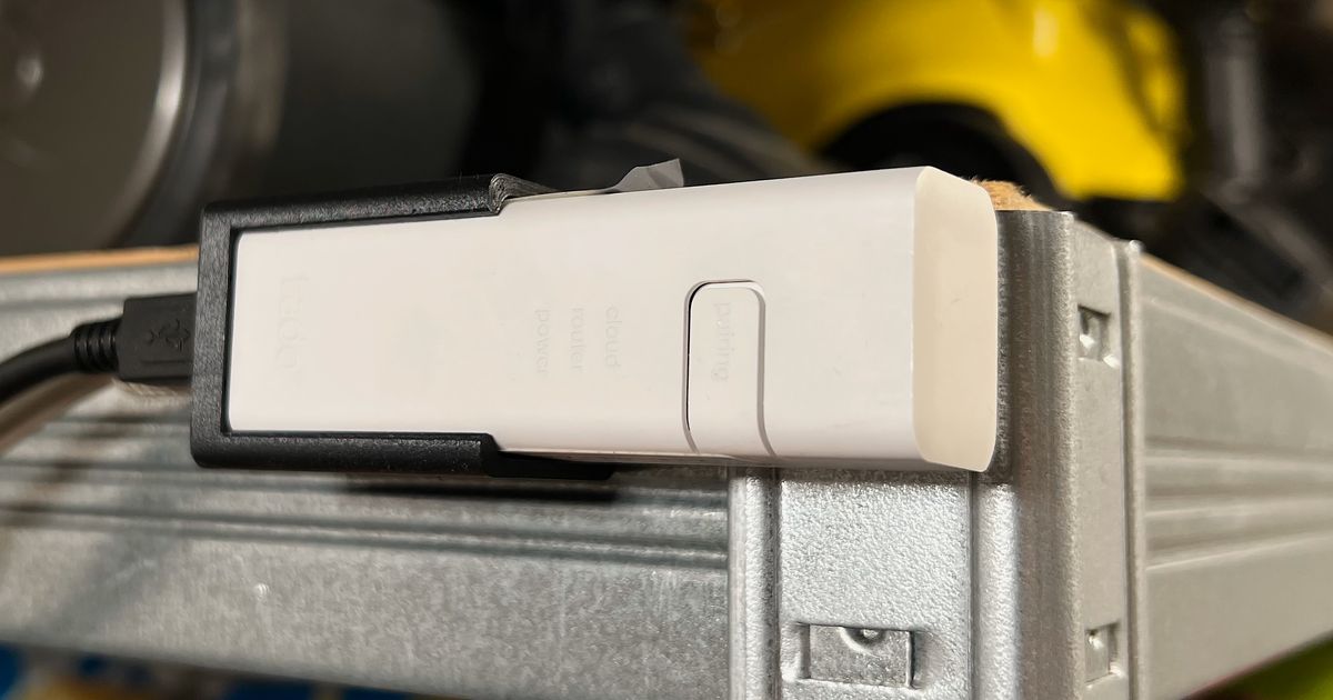 Tado° Internet Bridge holder by Faasteer | Download free STL model ...