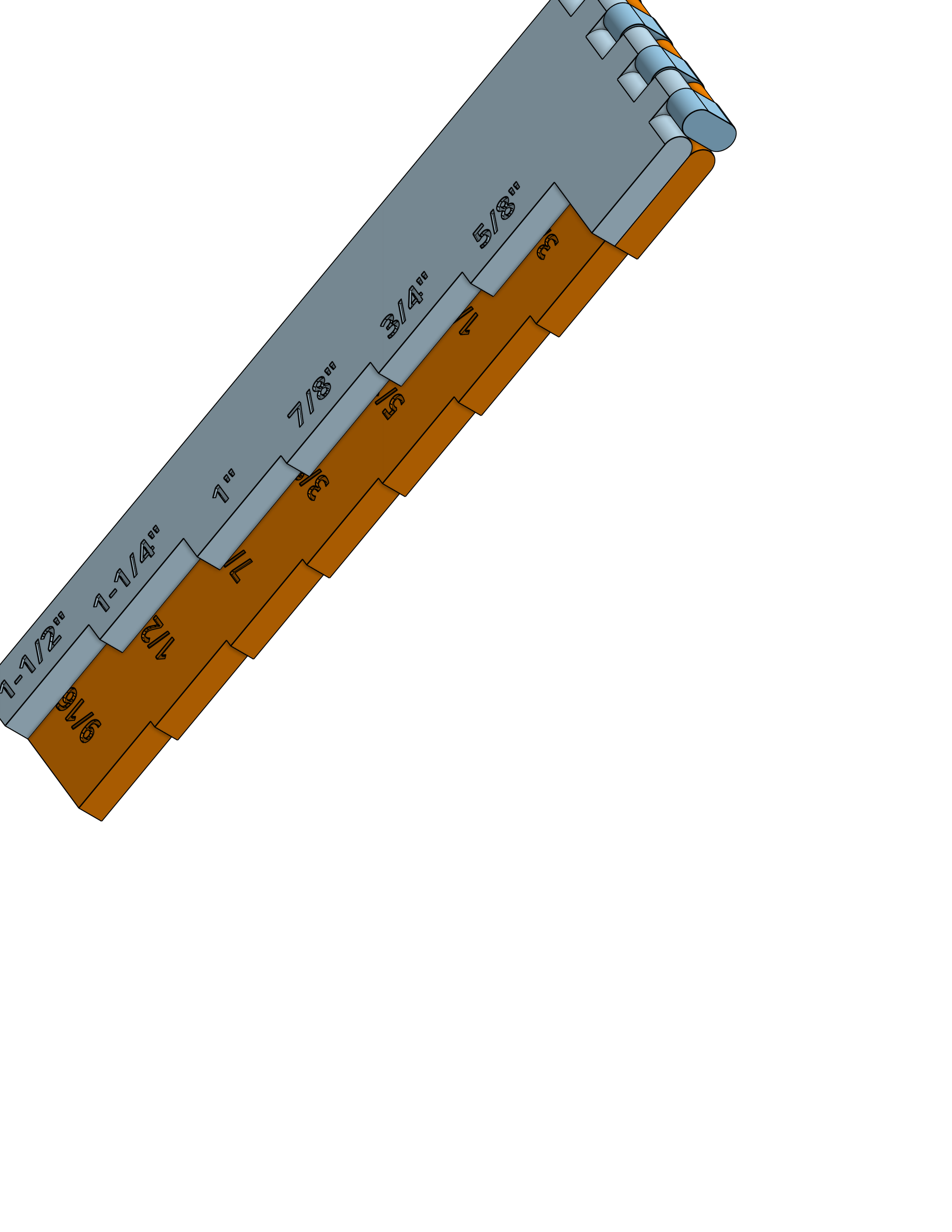 Folding Binding Wire Size Gauge by Ran Katz | Download free STL model ...