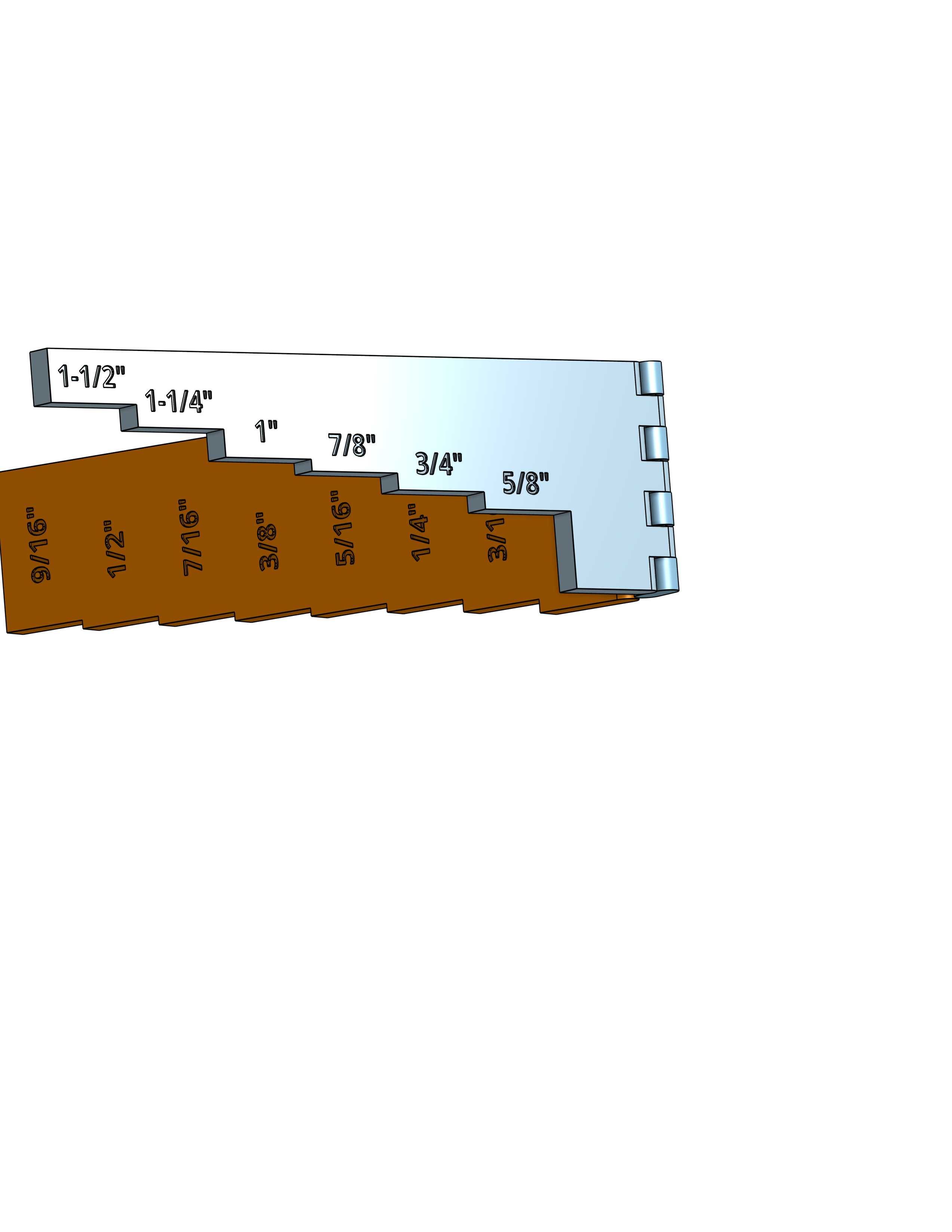 Folding Binding Wire Size Gauge by Ran Katz | Download free STL model ...