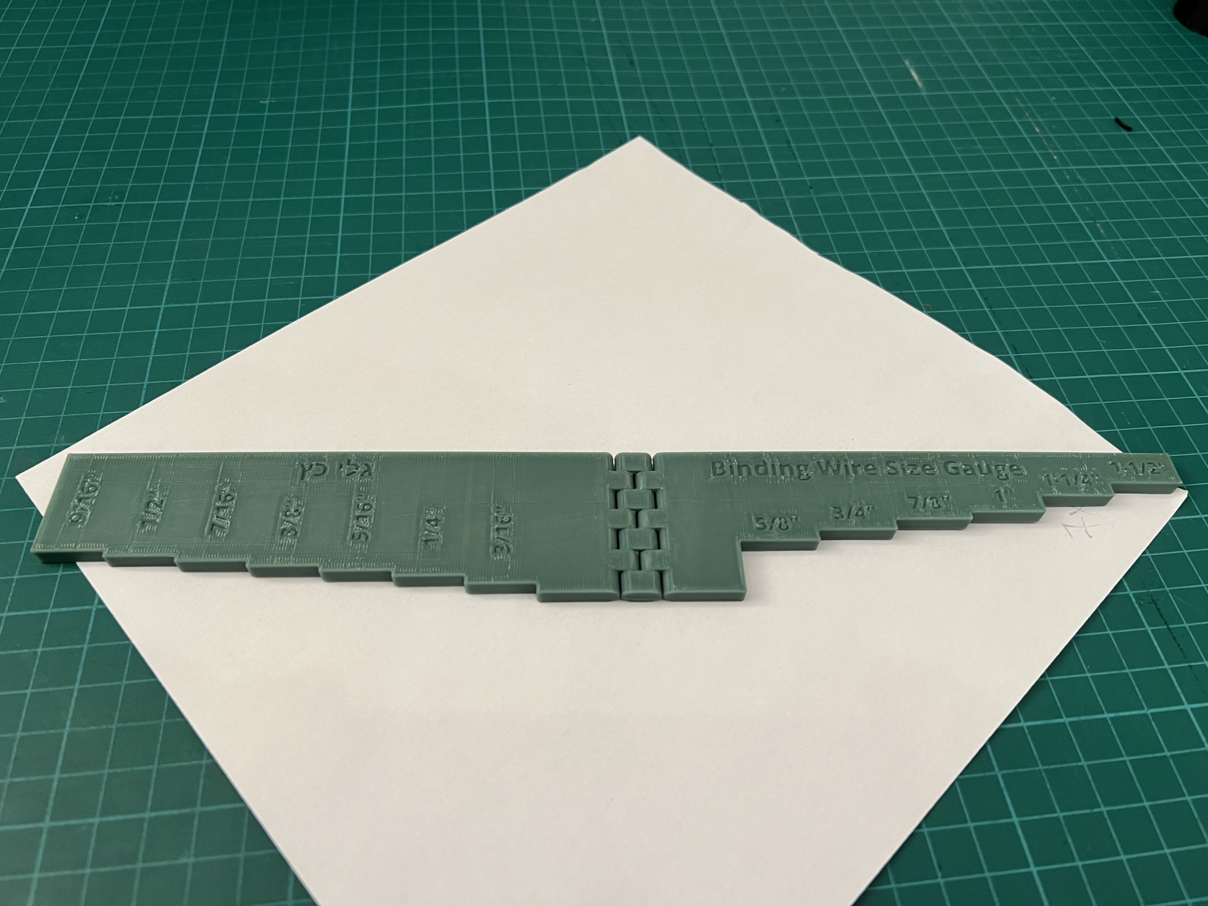 Folding Binding Wire Size Gauge by Ran Katz | Download free STL model ...
