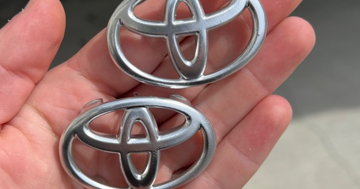 Toyota Wheel Hub Logo by Grant | Download free STL model | Printables.com