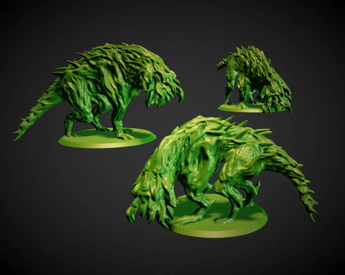 Guardian Hound / Shambling Mound by Amoda | Download free STL model ...