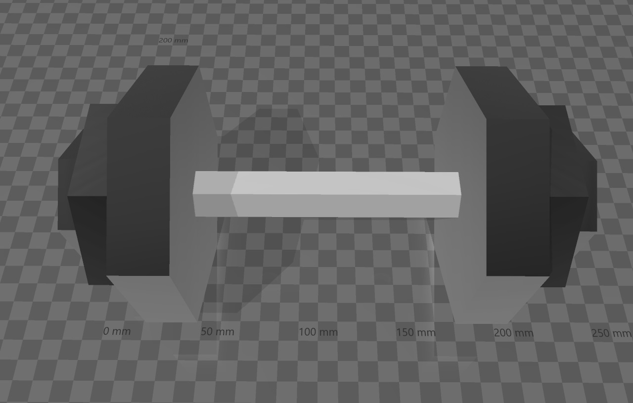 Hex Dumbbell By Wolvie Download Free Stl Model