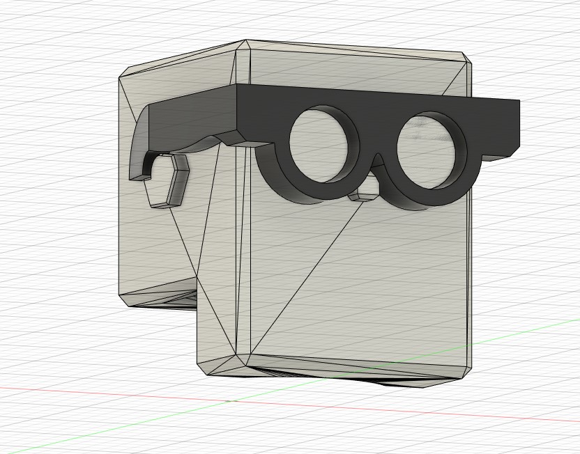 Modified Head with Glasses for Mini-13 by Thebes Gneiss | Download free ...